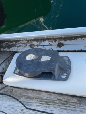 Lewmar deck block/fairlead servicing | YBW Forum