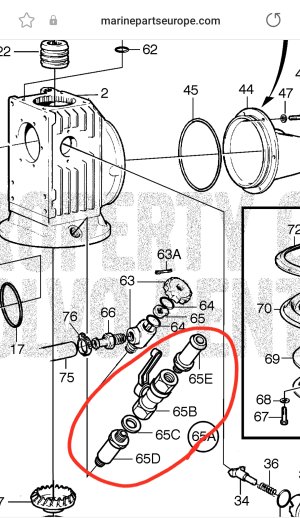 VOLVO SAILDRIVE WATER INLET SEACOCK | YBW Forum